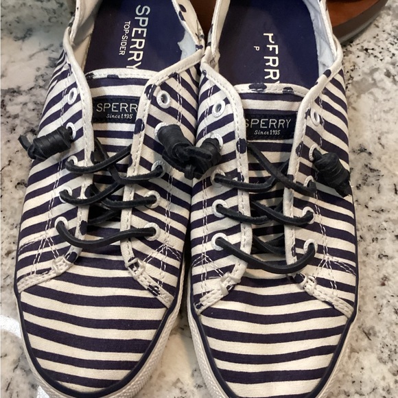 Sperry | Shoes | Sperry Canvas Top Sider Sneakers Sz8 2 | Poshmark